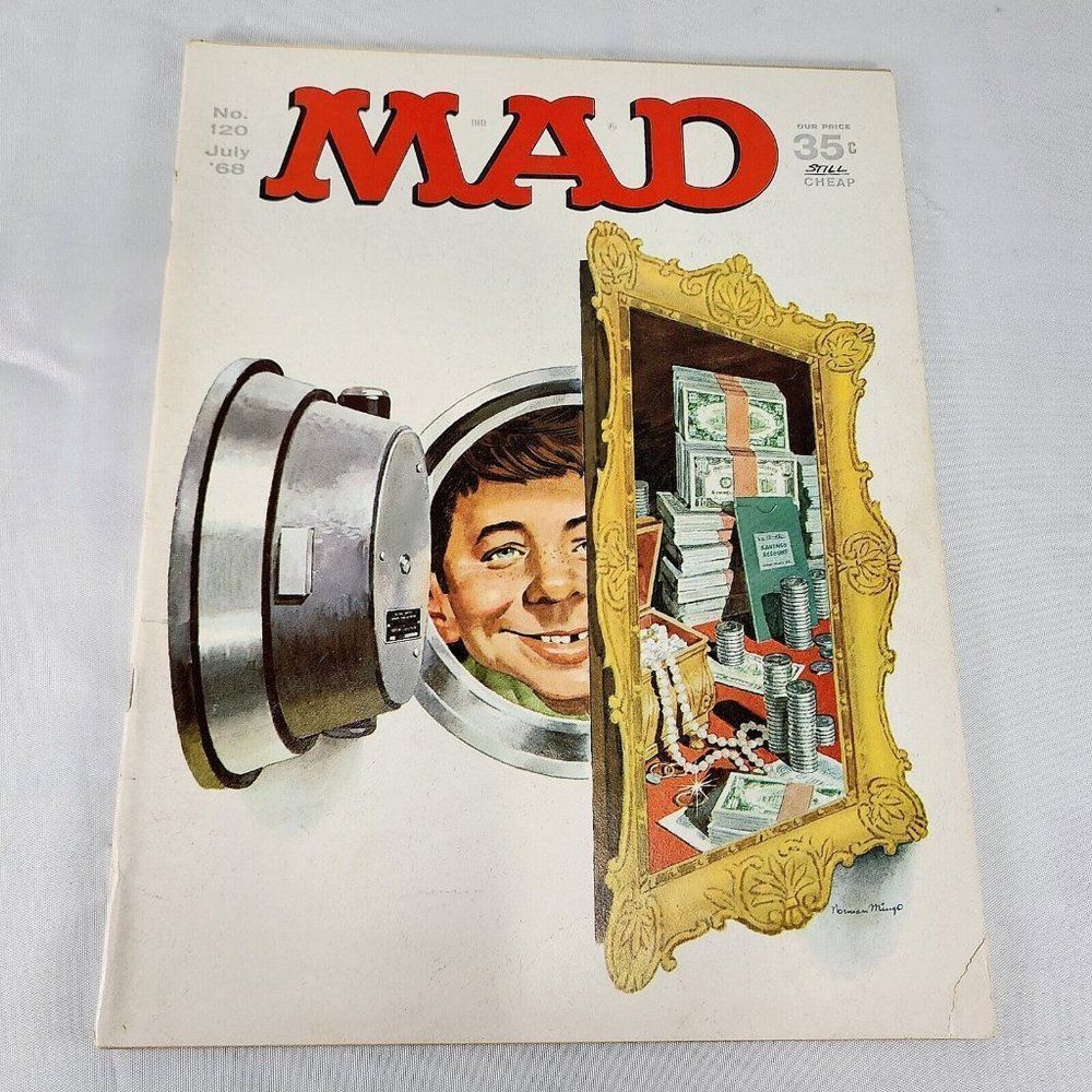 Mad Magazine Issue #120 July 1968 Hidden Vault Safe N… - Gem
